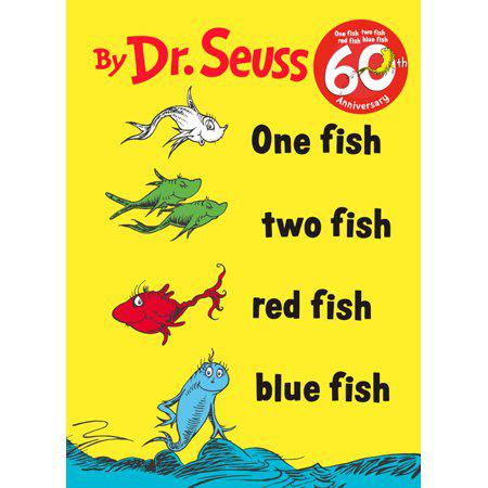 One Fish Two Fish Red Fish Blue Fish by Dr. Seuss | Folklore & Fable ...